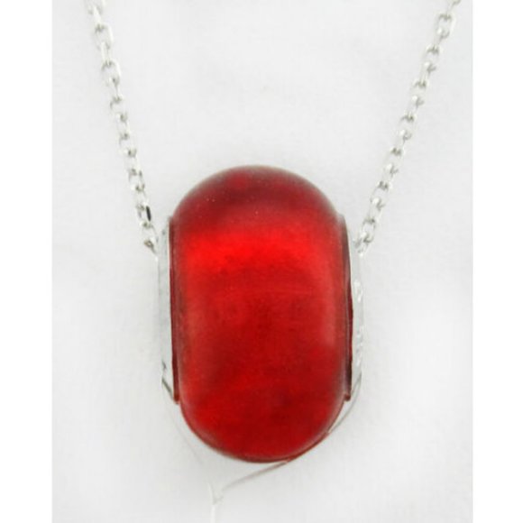 Jewelry | Red Ruby Pendant Necklace 925 Sterling Silver | Poshmark